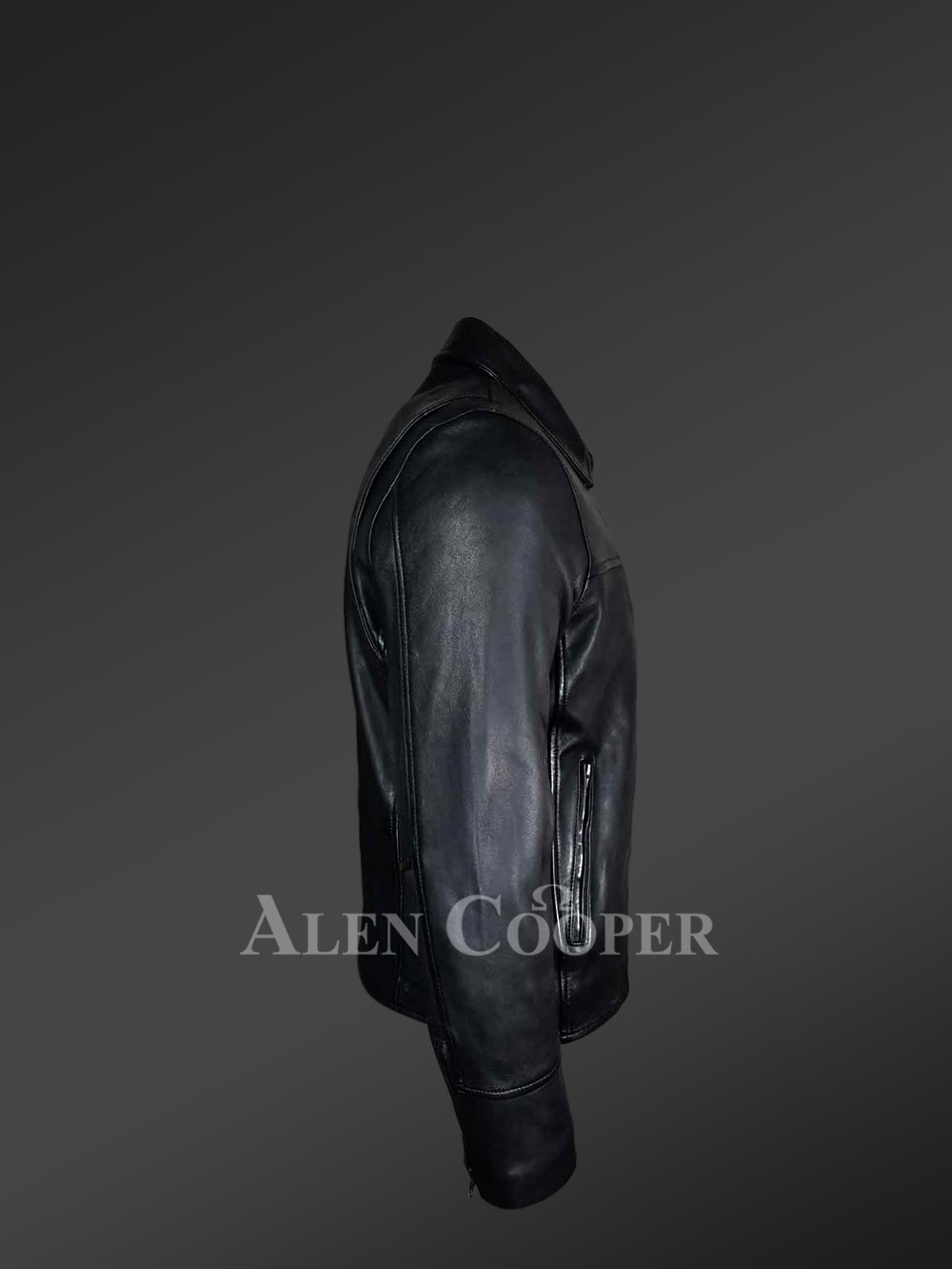 Men's Mink Fur Jacket with Hood