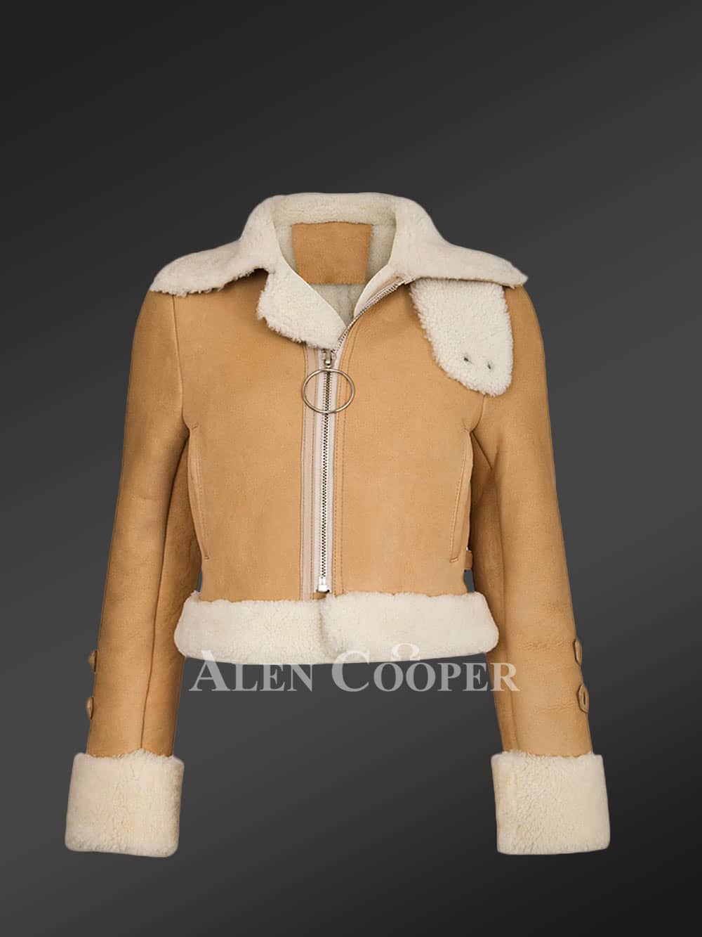 Genuine shearling reversible jacket to redefine women’s fashion this winter