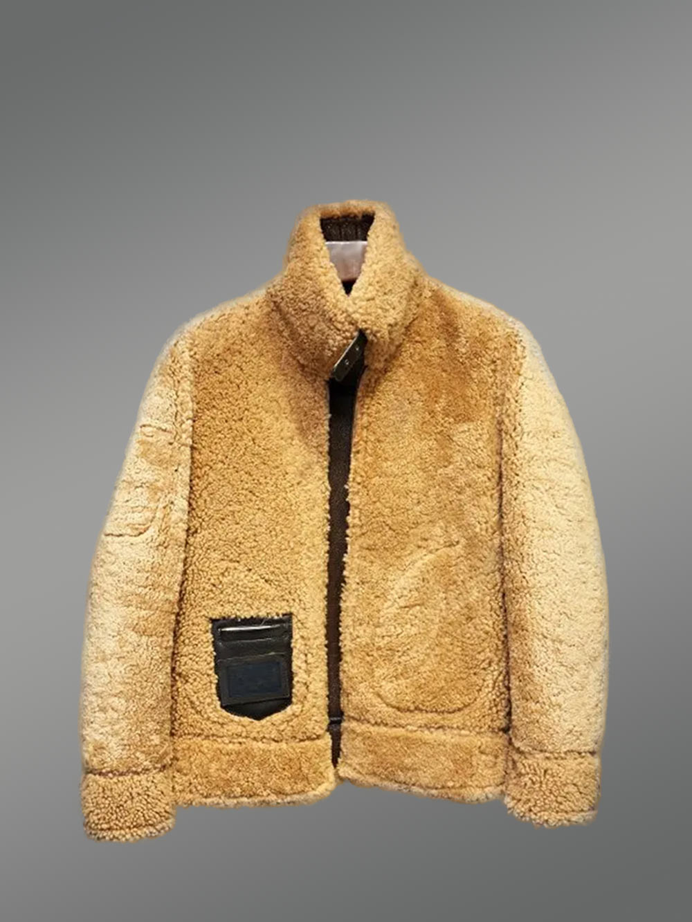 Authentic Shearling Jackets for Men with Striking Collar
