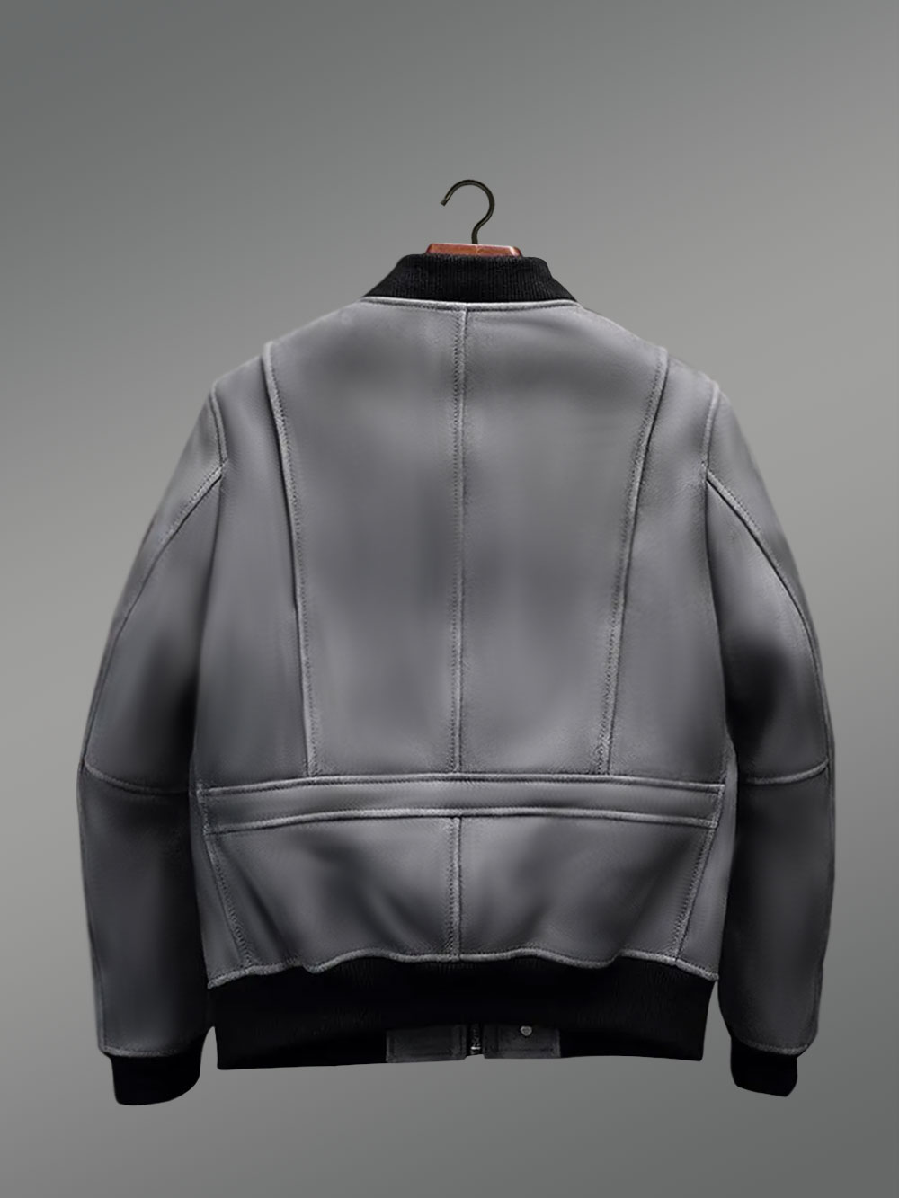 Bomber Style Shearling Aviator Jacket