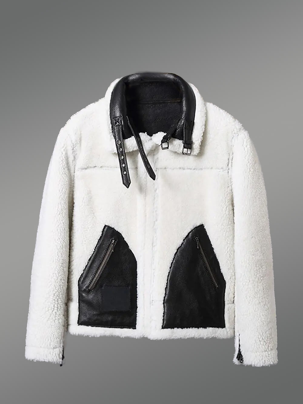 Double-Sided Shearling Jacket for Men