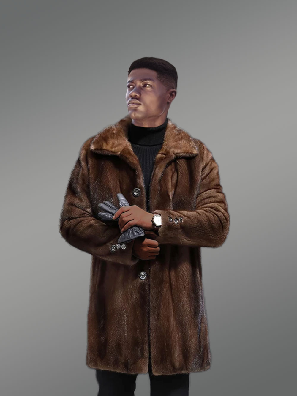 Men's Mink Coat