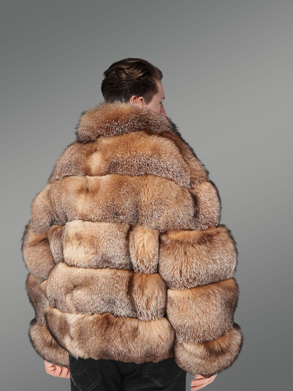 Genuine Crystal Fox Fur Super Warm Paragraph Winter Parka