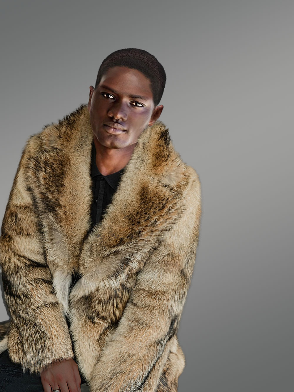 Men’s Coyote Fur Jacket