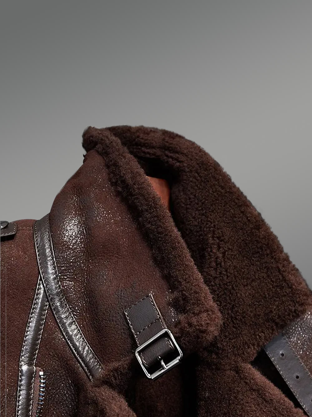 Premium Sheepskin Shearling in Brown