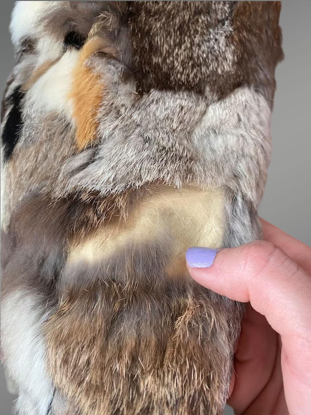 Long Rabbit Fur Coat for Women