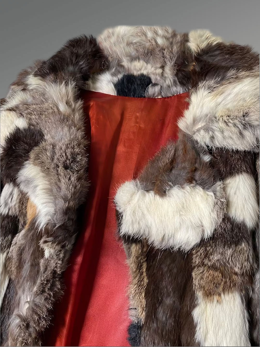 Long Rabbit Fur Coat for Women