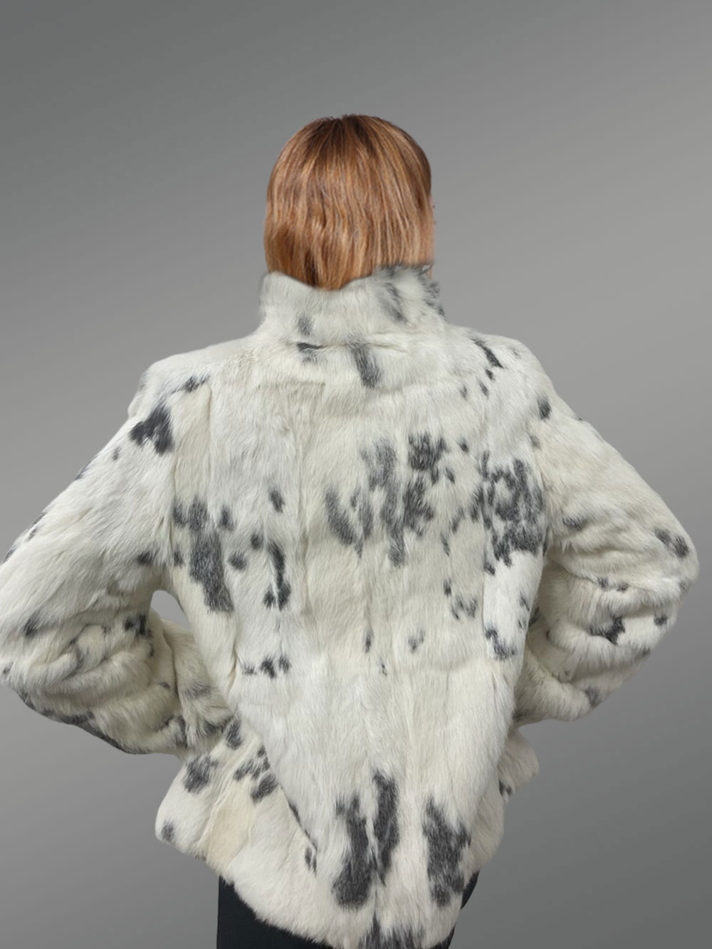 Rabbit Coat with Chick Pattern for Women