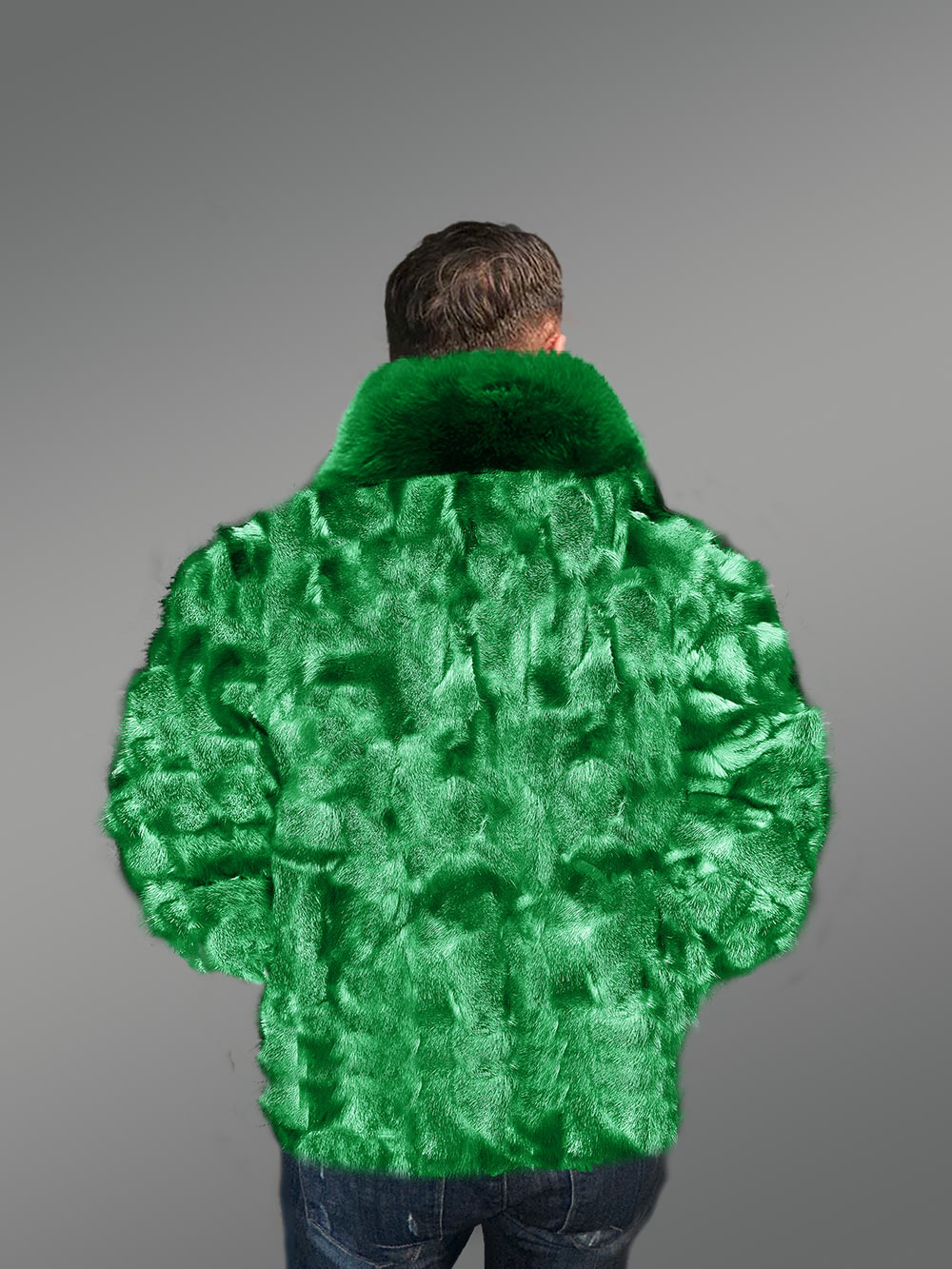 Luxurious Fox Fur Bomber with Smart Fit